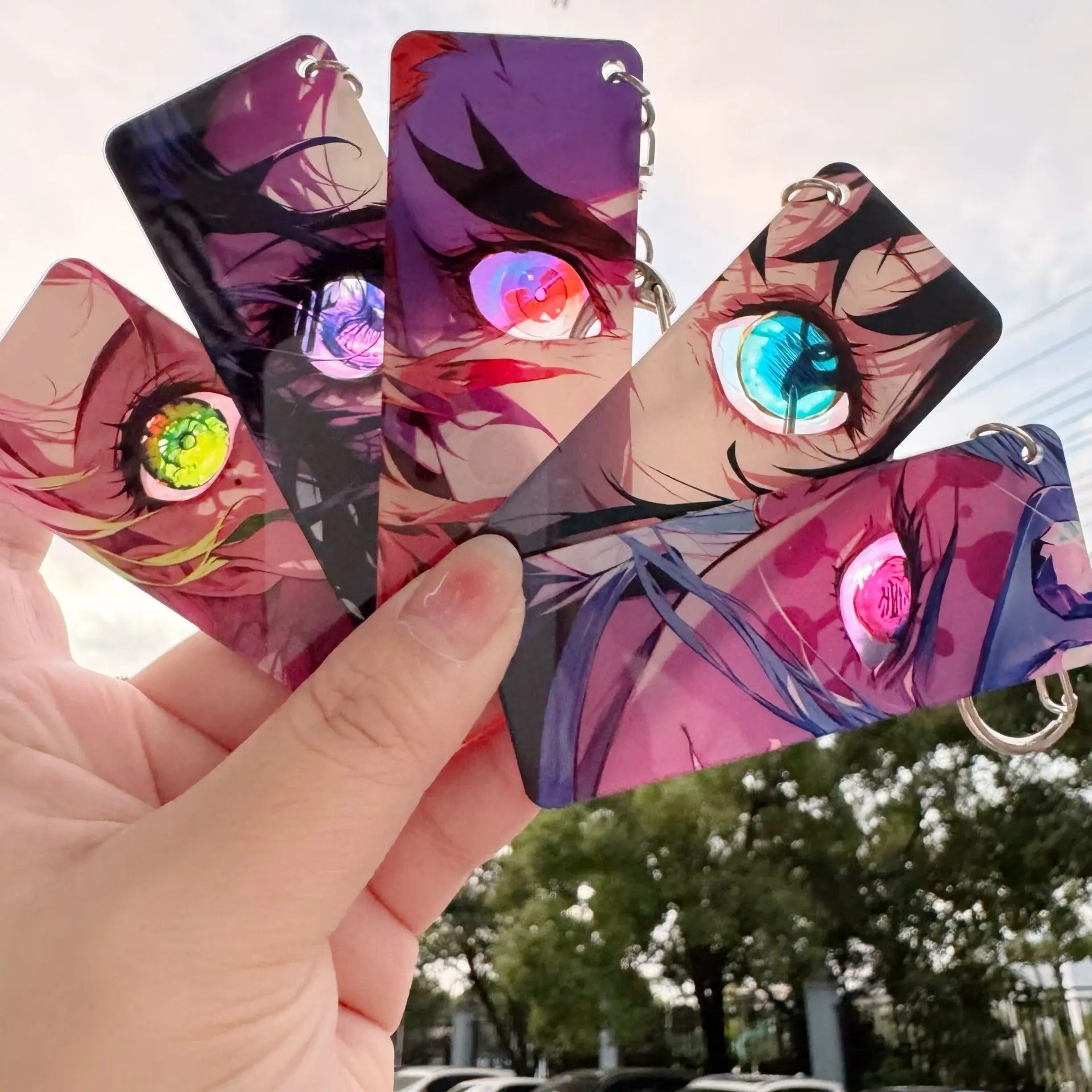 Light Up Eye Keychain - Demon Slayer – The Otaku Corner